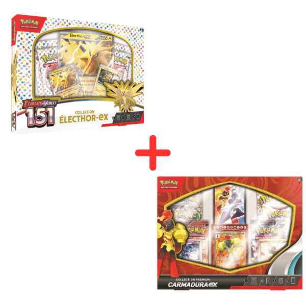 Pokémon Carmadura-ex premium collection FR + 151 Electhor ex coffret FR ... Pokémon Carmadura-ex premium collection FR + 151 Electhor ex coffret FR ...